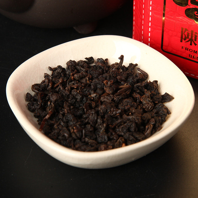 111 60 Black Oolong Tea Songbailing 10 year old Tea 300g Canned 111-60-black-oolong-tea-songbailing-10-year-old-tea-300g-canned